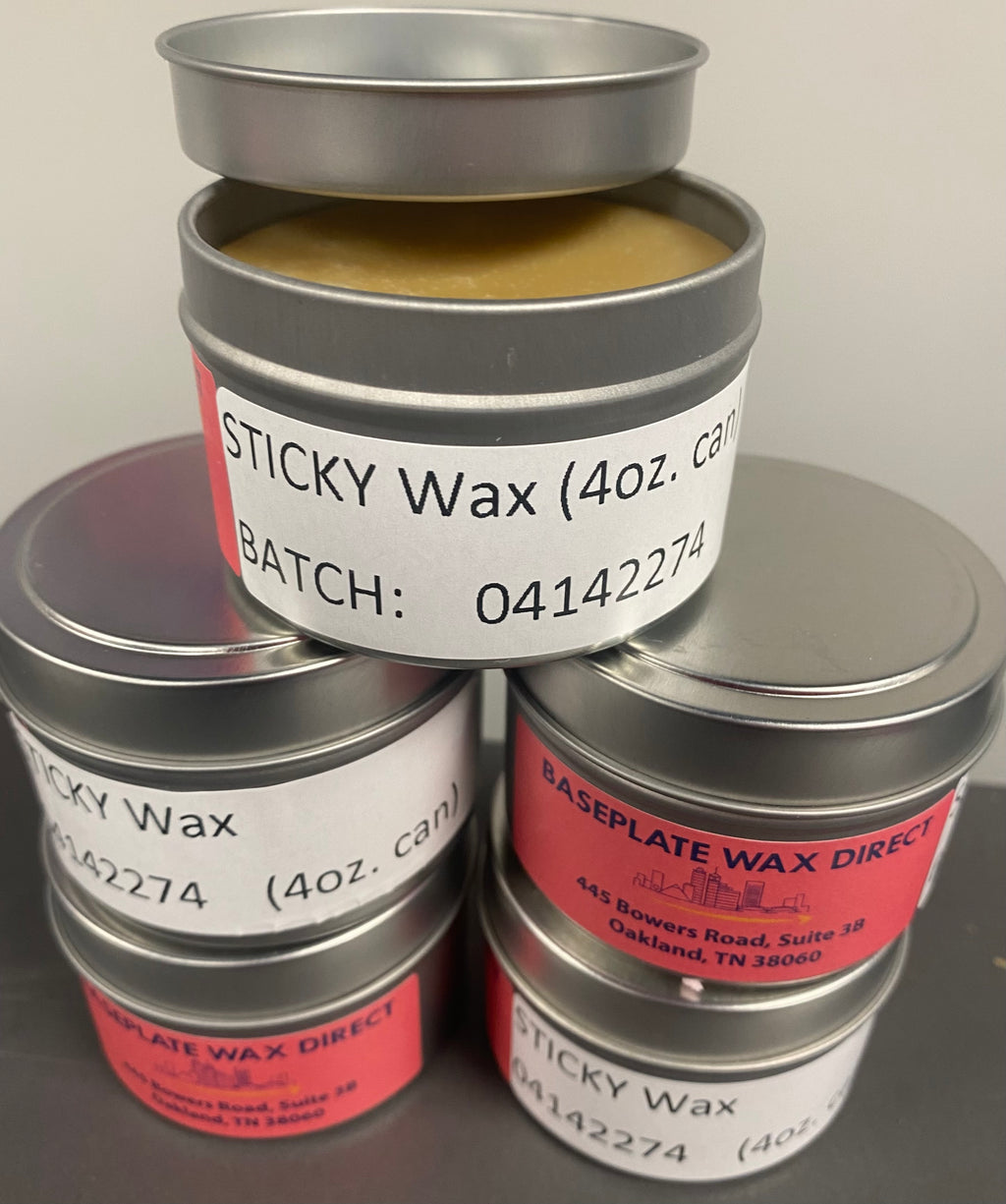 STICKY WAX 3oz. can – Baseplate Wax Direct